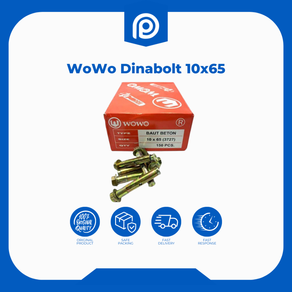 Jual WoWo Dinabolt 10x65 Dinabolt Baut Beton | Shopee Indonesia