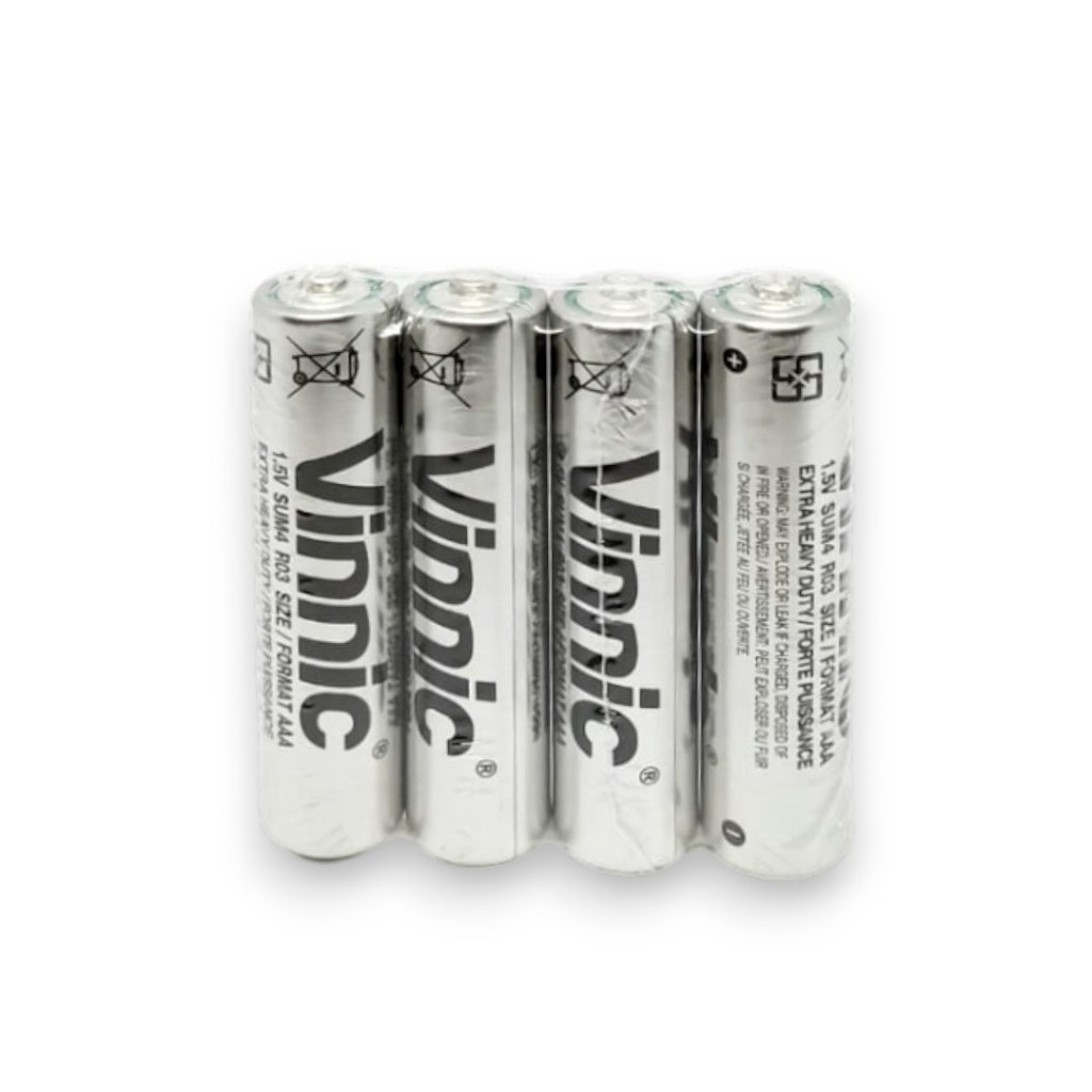 Jual Vinnic Baterai AAA A3 Original Vinnic Battery Size A3 Isi 4pcs ...