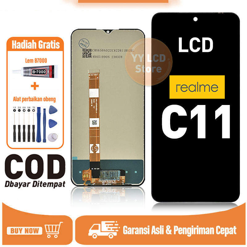 Jual LCD Realme C11 2020 Original 100% Fullset Touchscreen Ori Asli ...