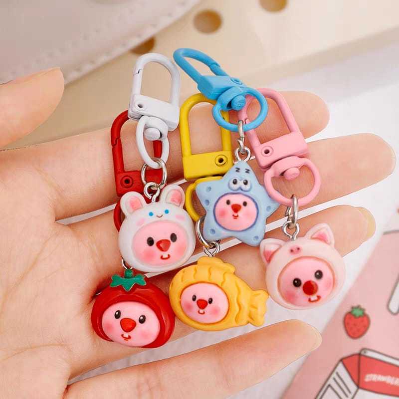 Jual OKESTORE_PKU / COD / Gantungan Kunci Loopy Kepala / Bintang Ikan ...