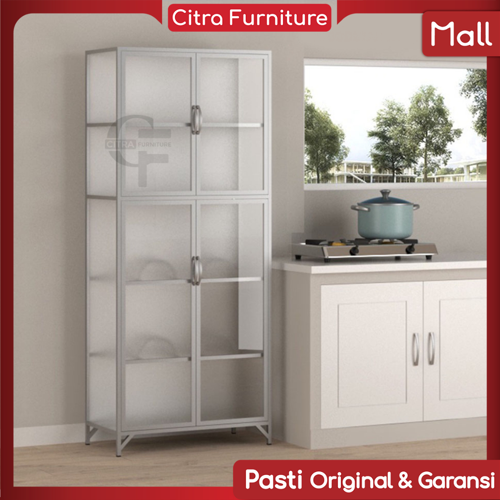 Jual Citra Furniture SHUMO ® Rak Piring 2 pintu kaca es | Lemari Sayur ...