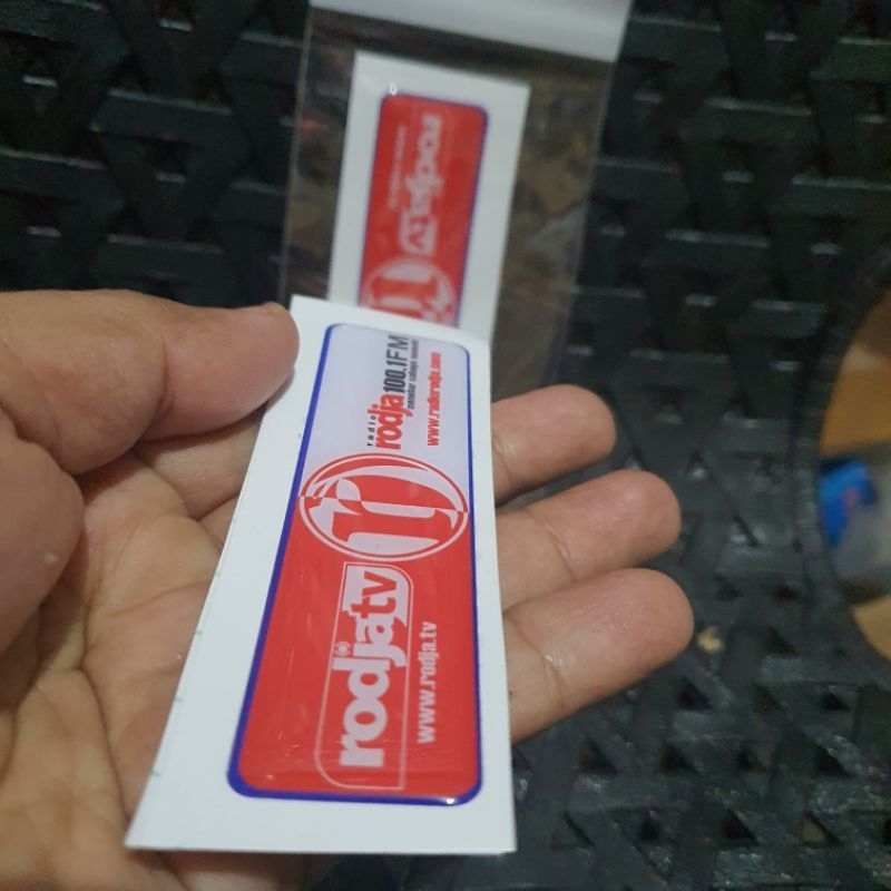 Jual sticker rodja tv timbul ukuran 10 x 3cm | Shopee Indonesia