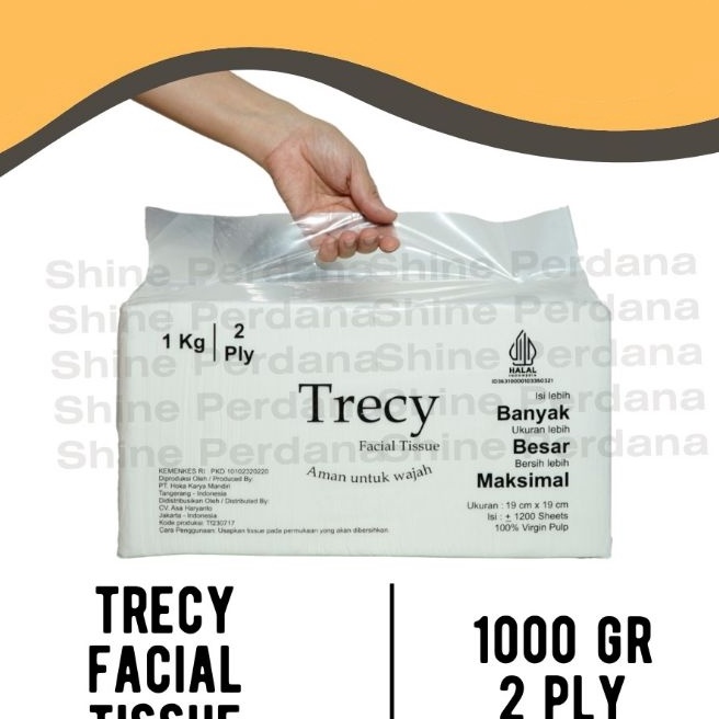 Jual HJ6 Tissue Tisu Facial Pulp Merk TRECY isi 12 Lembar Berat 1gr ...