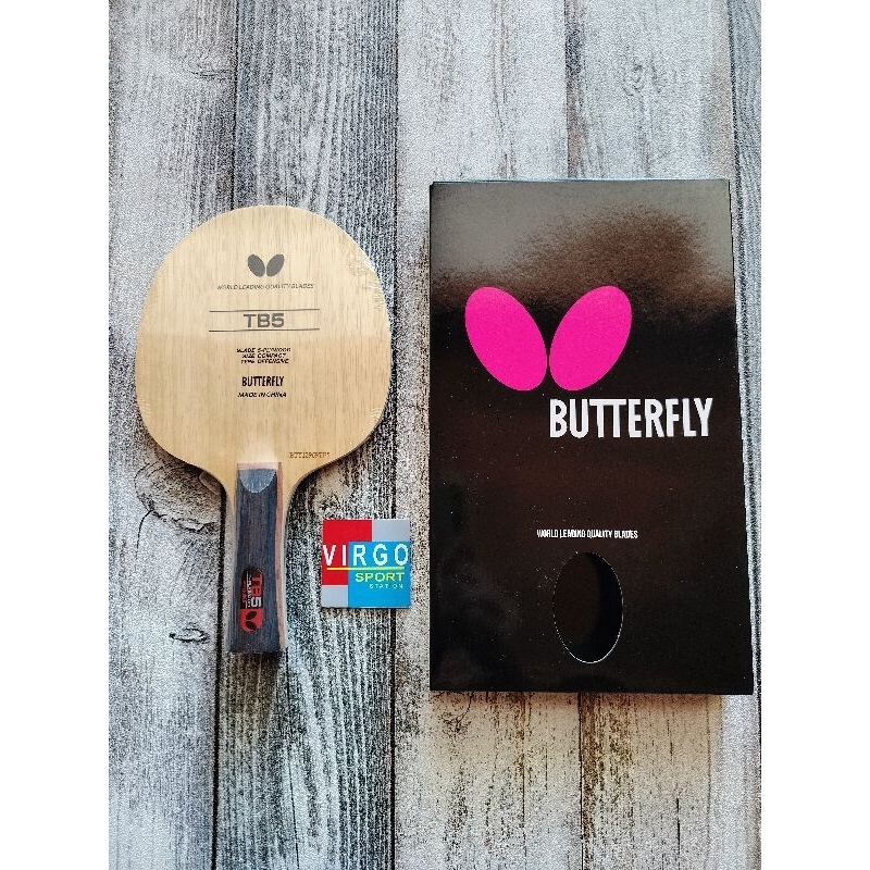 Jual Butterfly TB5 TB 5 kayu bat bet pingpong 100%Original!! | Shopee ...