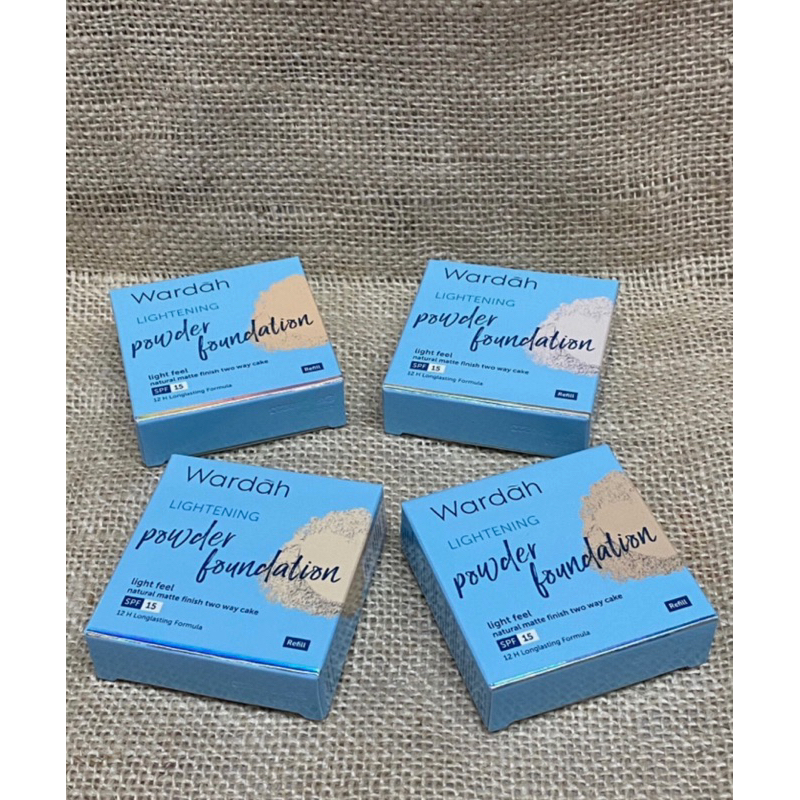 Jual Refill Wardah Lightening Powder Foundation SPF 15 / Refill Wardah ...