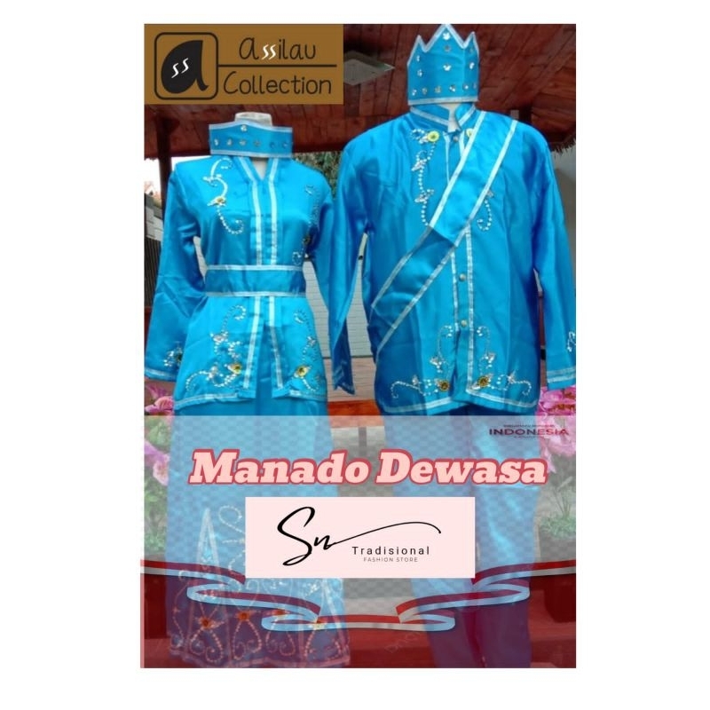 Jual Baju adat manado/ adat manado/ adat Manado (Dewasa) | Shopee Indonesia