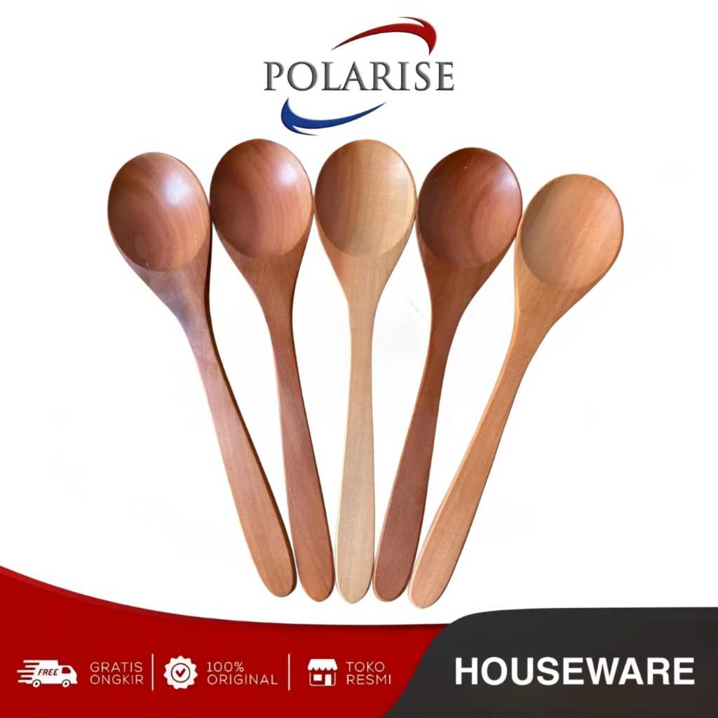Jual Sendok Makan Kayu 5PCS Sendok Korea Kayu, Sendok Aduk Kayu ...