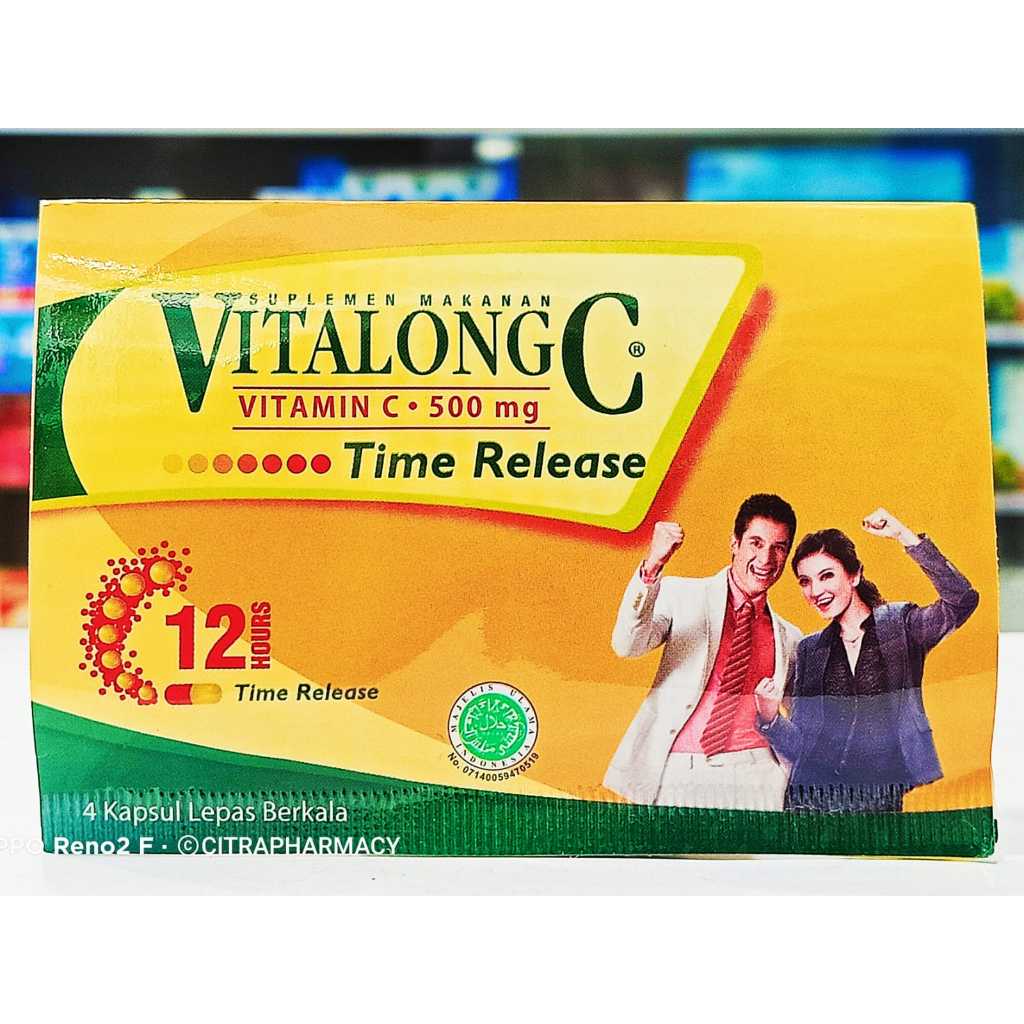 Jual Vitalong C 500MG 𝟏 𝐒𝐓𝐑𝐈𝐏 𝐈𝐒𝐈 𝟒 𝐊𝐀𝐏𝐒𝐔𝐋 - Memelihara Daya Tahan ...