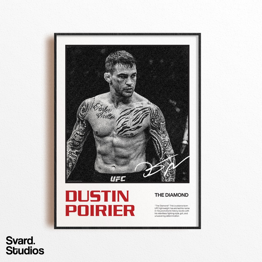 Jual Poster Dustin Poirier "The Diamond" - UFC Poster Frameblock ...
