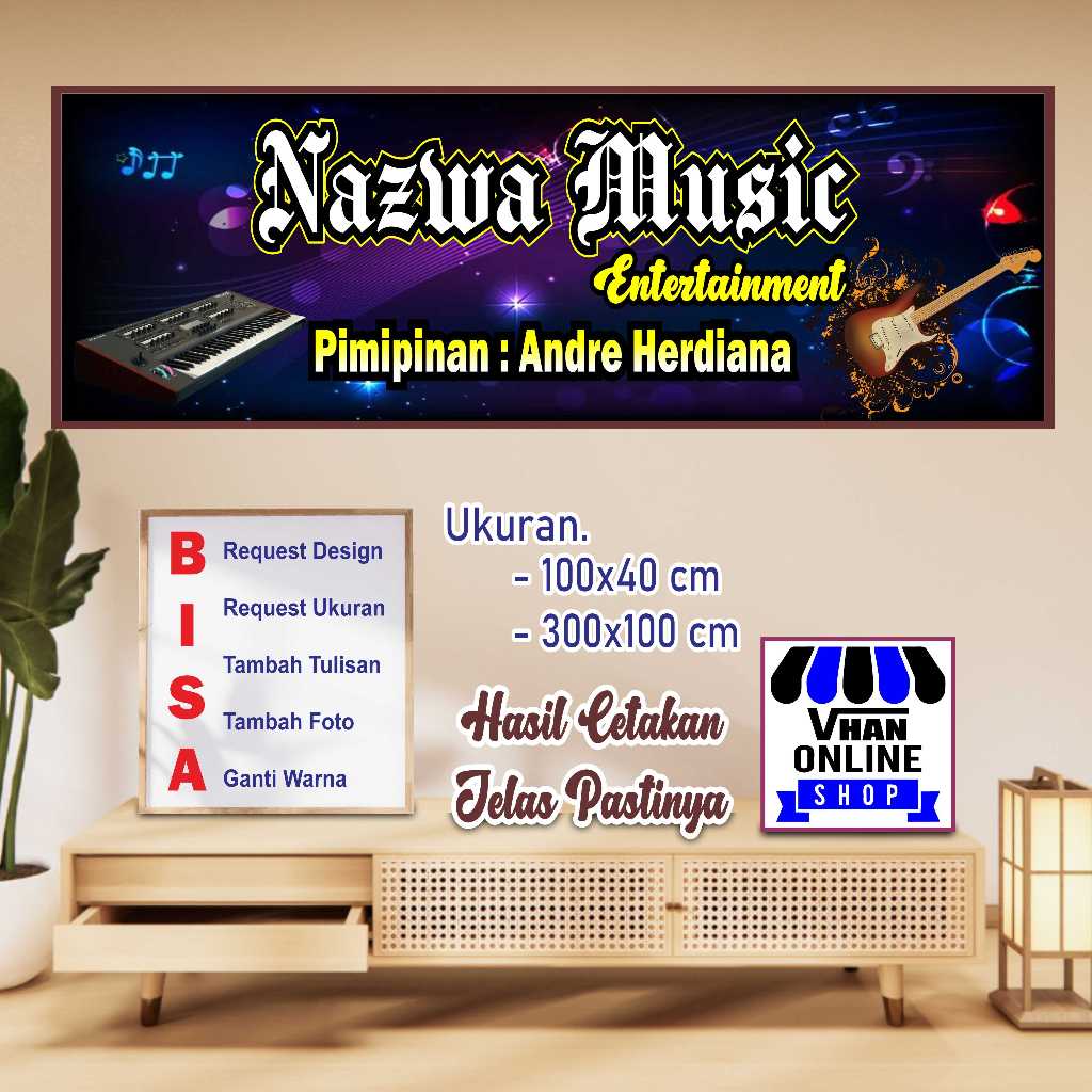 Jual Cetak Spanduk Banner Group Musik Atau Sound System keren Bagus ...