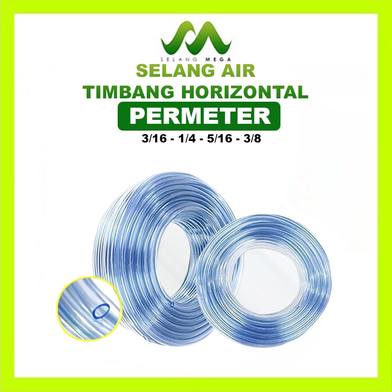 Jual MEGA Selang Air 1/4 inch Permeter Selang Bensin Kecil Selang Waterpass PVC Selang Tukang ...
