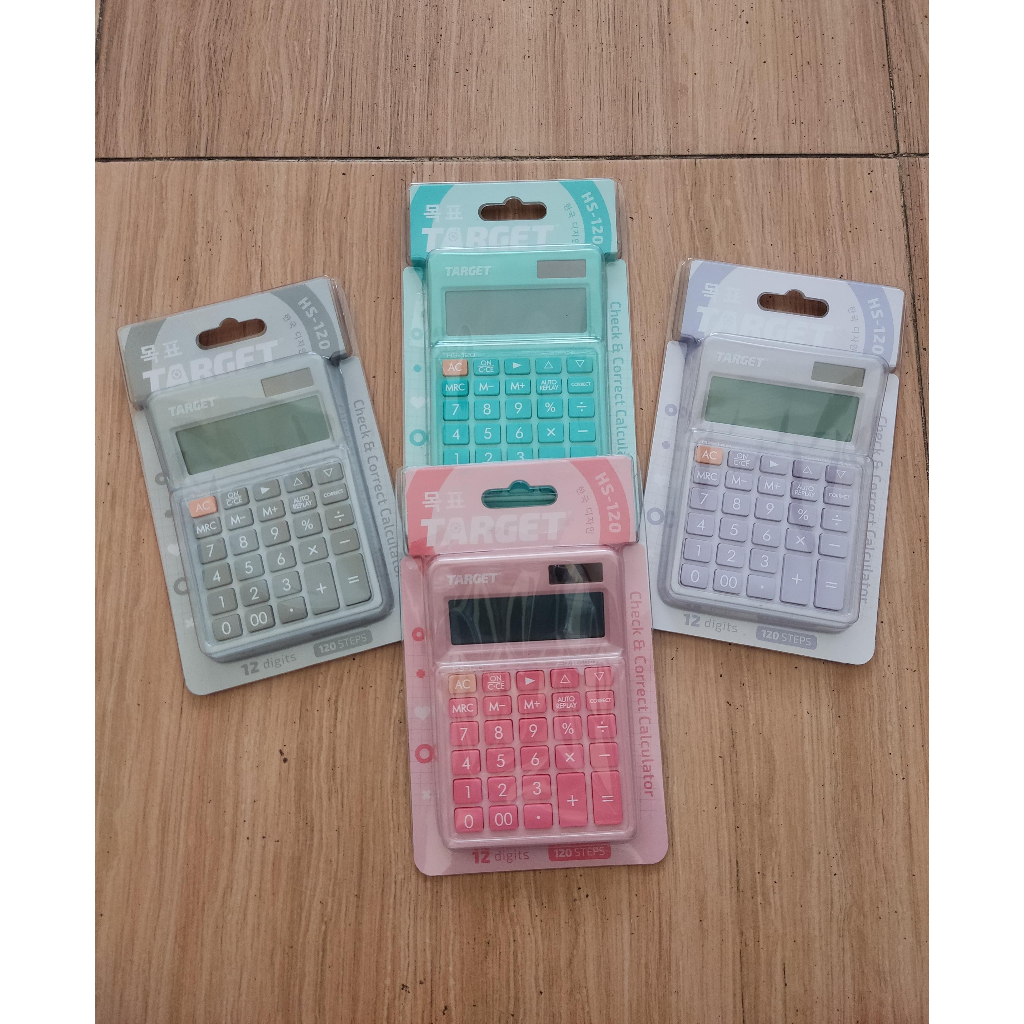 Jual Target_kalkulator_12digit_4warna_HS120 | Shopee Indonesia