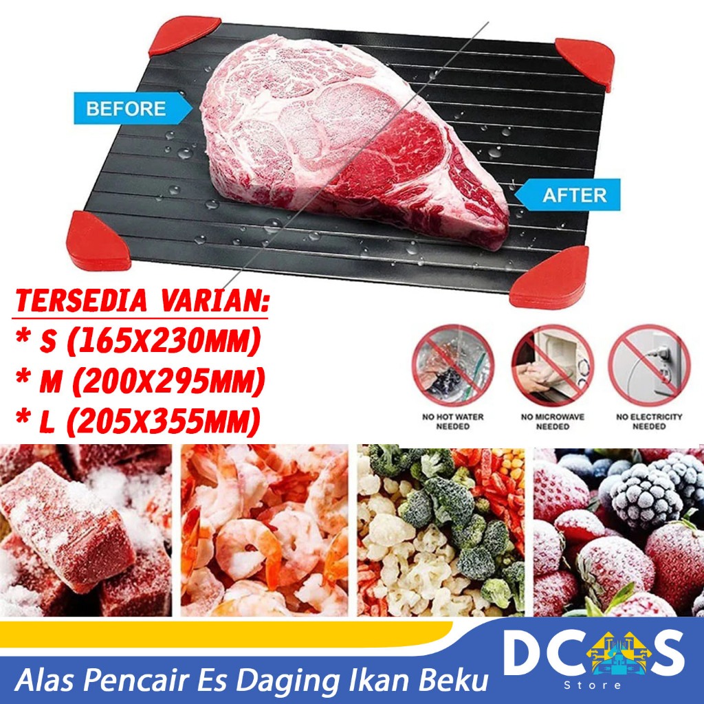 Jual Magic Fast Defrosting tray Alas Pencair ES Daging Ikan / Thawing ...