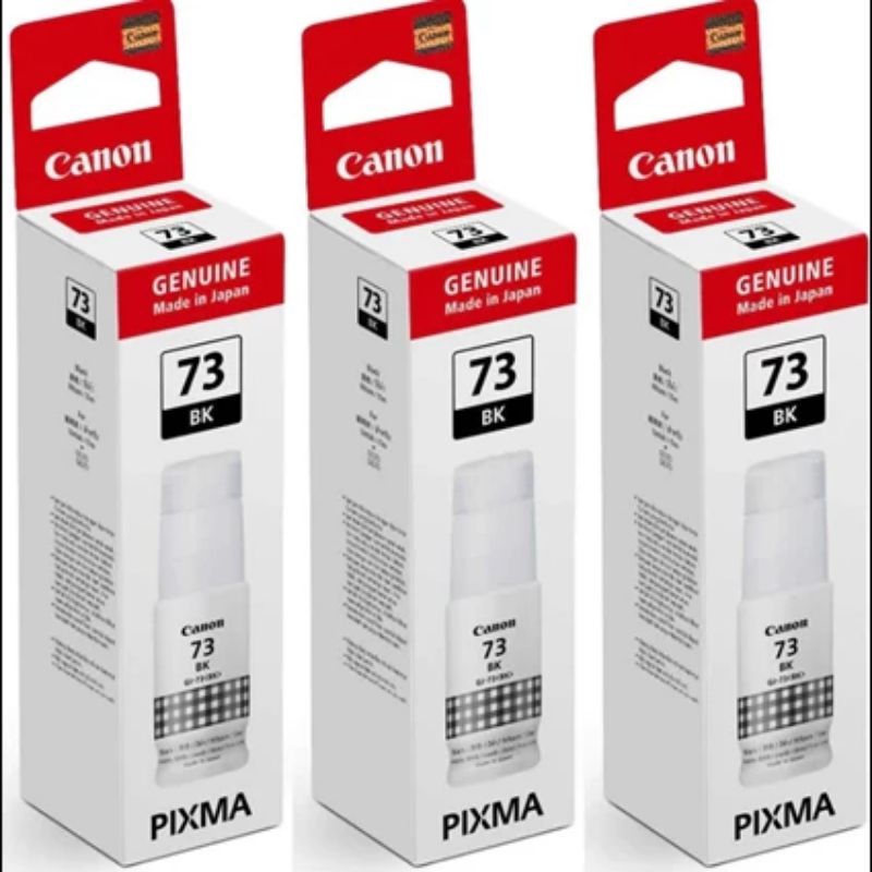 Jual Tinta Canon Ink bottles GI - 73 Black | Shopee Indonesia