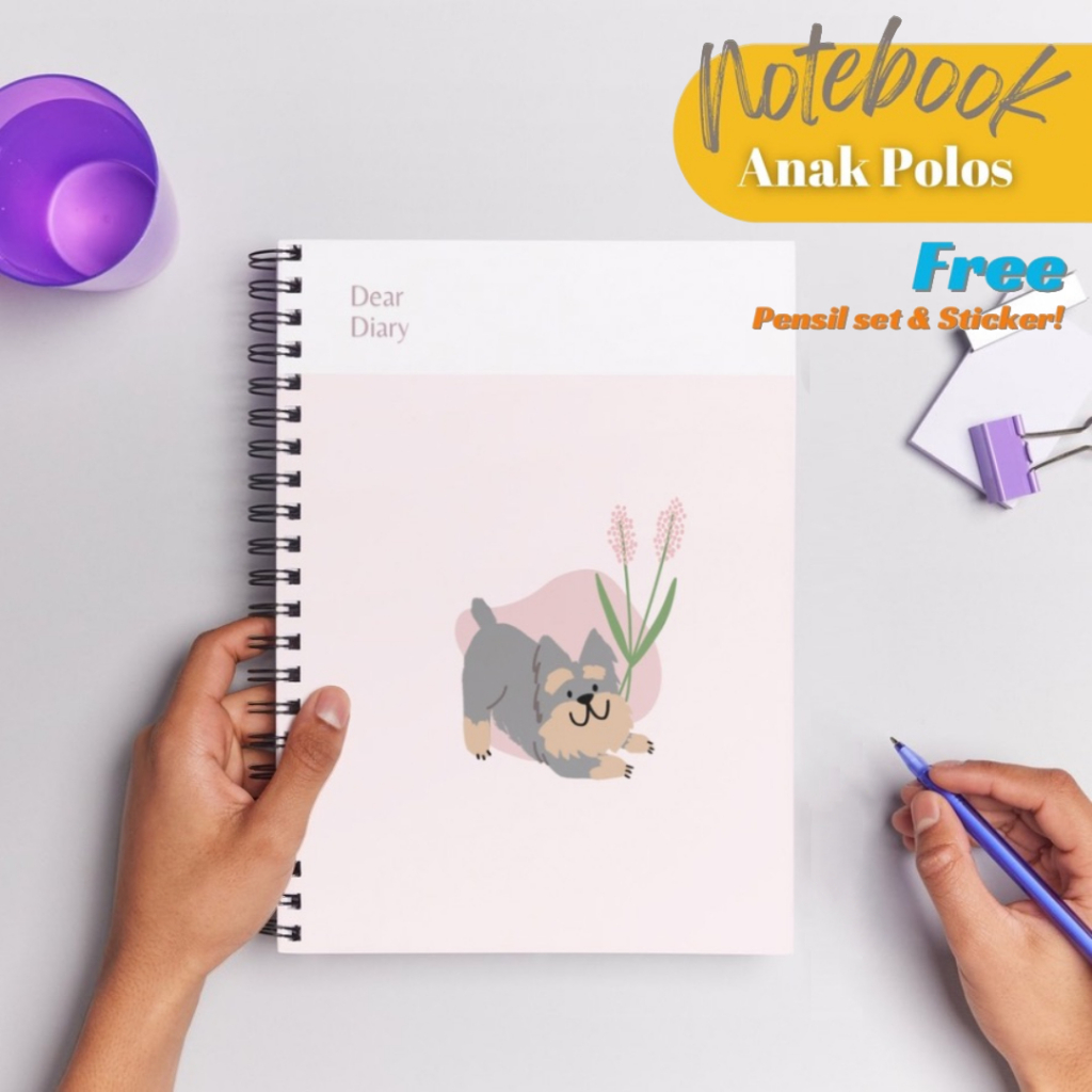 Jual Notebook A5 Buku Diary Bergaris Aesthetic Buku Jurnal Buku Catatan ...