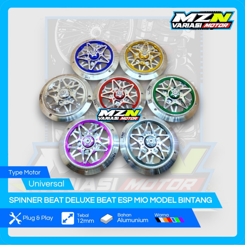 Jual Spinner Beat Deluxe Spinner Beat ESP Mio Model Bintang Universal ...