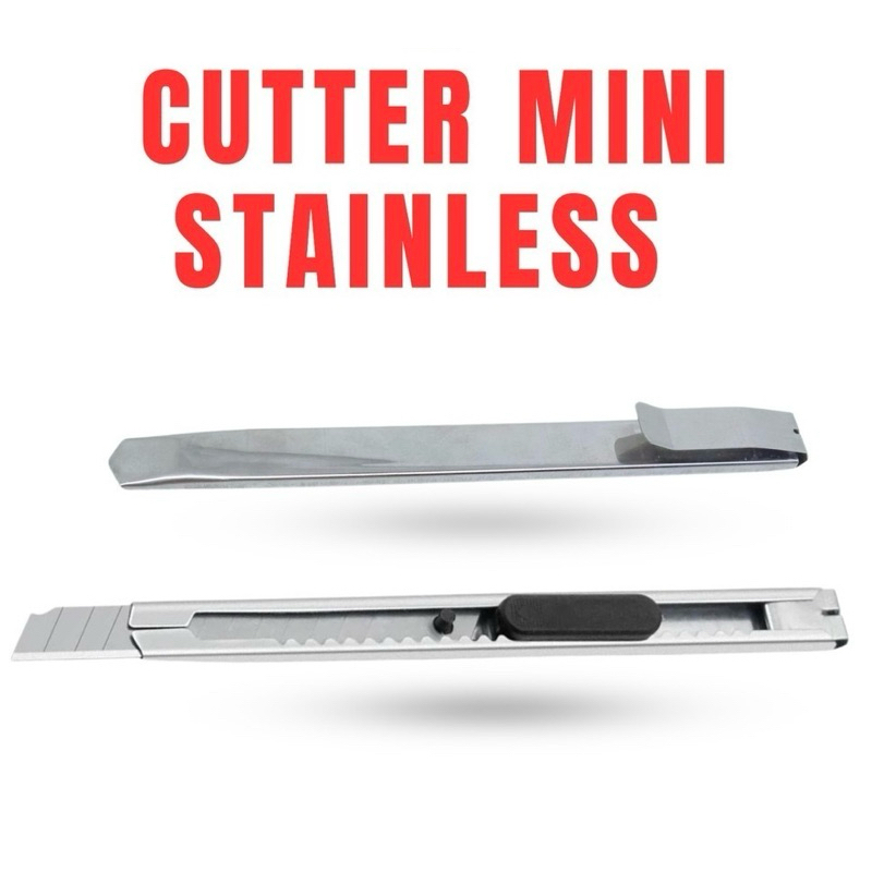 Jual Cutter mini stainless Tajam anti karat | Shopee Indonesia