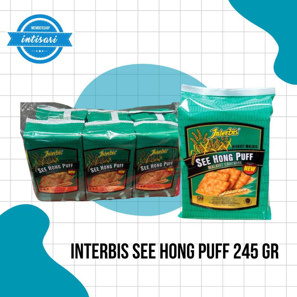 Jual Interbis See Hong Puff 245 gr (PERBALL- ISI 6PCS) | Shopee Indonesia