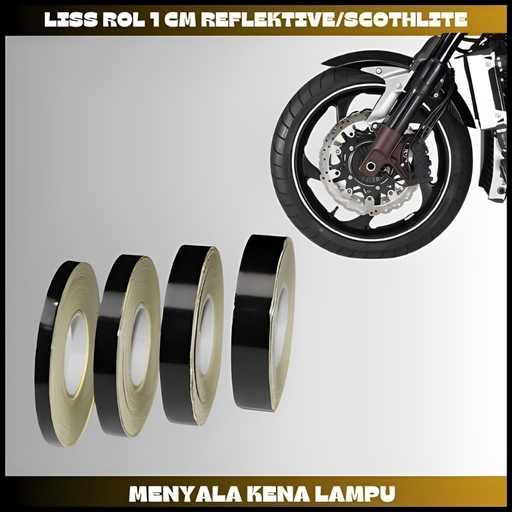 Jual Sticker Stiker Sticker List Velg Roll Gulung Motor Mobil variasi ...