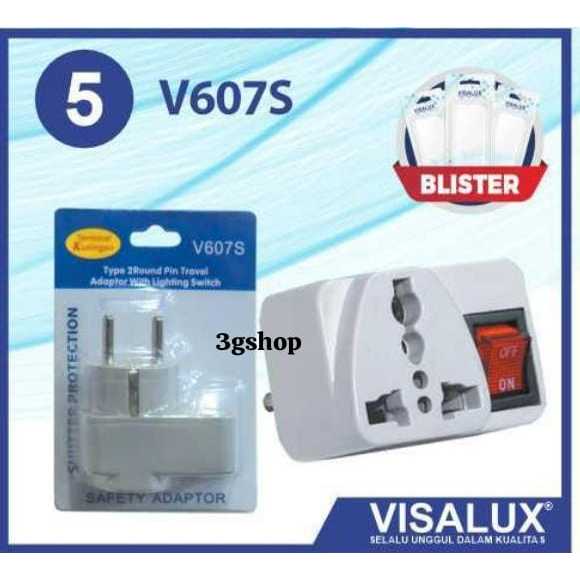 Jual STEKER SERBAGUNA SWITCH V607S VISALUX | Shopee Indonesia