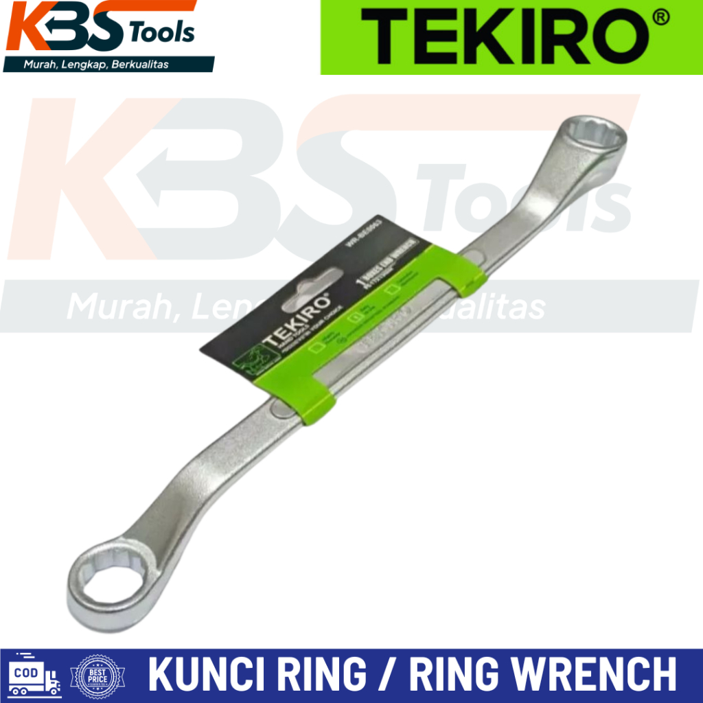 Jual TEKIRO Kunci Ring 17 x 19 mm / Box Ended Wrench Spanner 17mm x ...