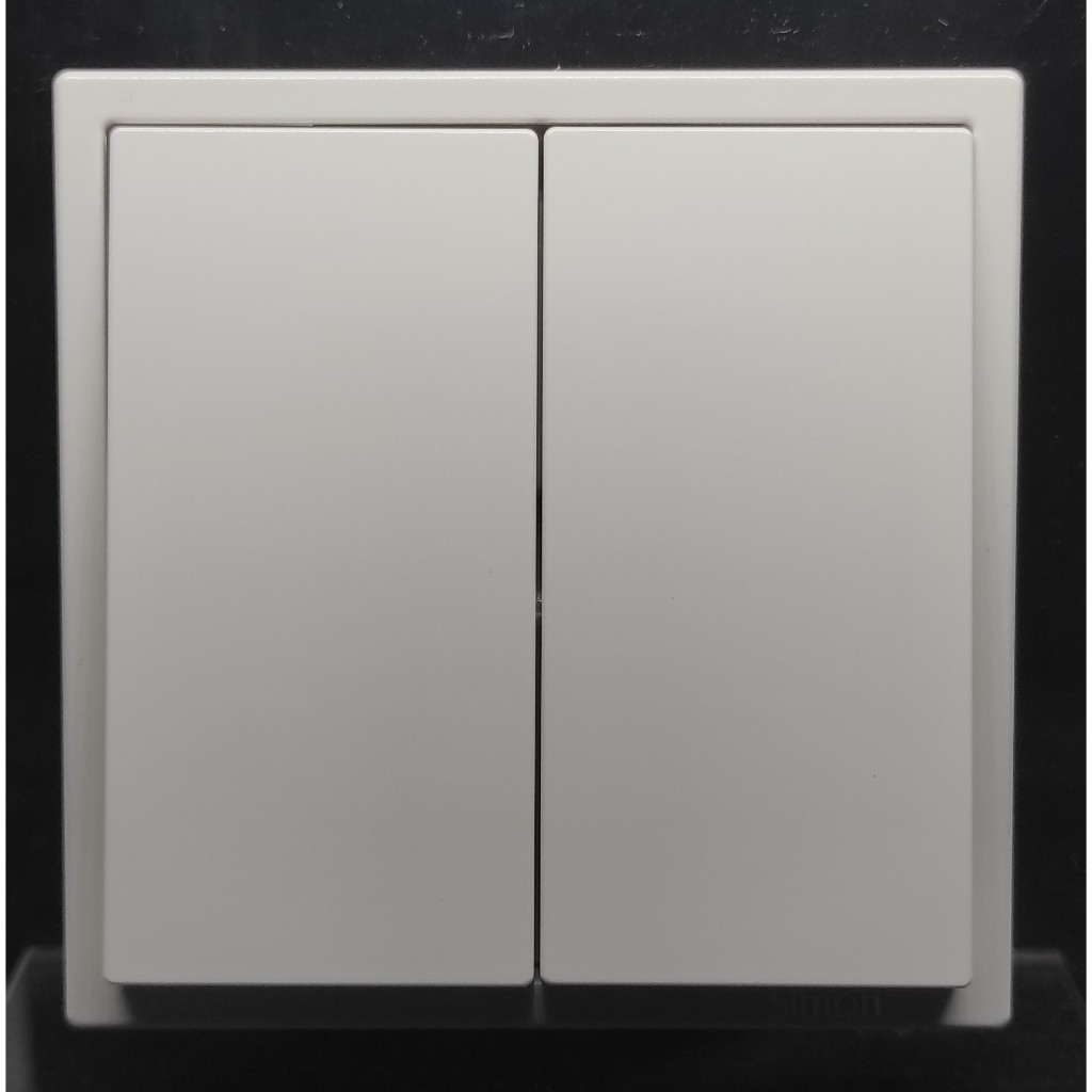 Jual SIMON I7 WHITE SAKLAR PUSH BUTTON SERI GANDA / DOUBLE BELL ...