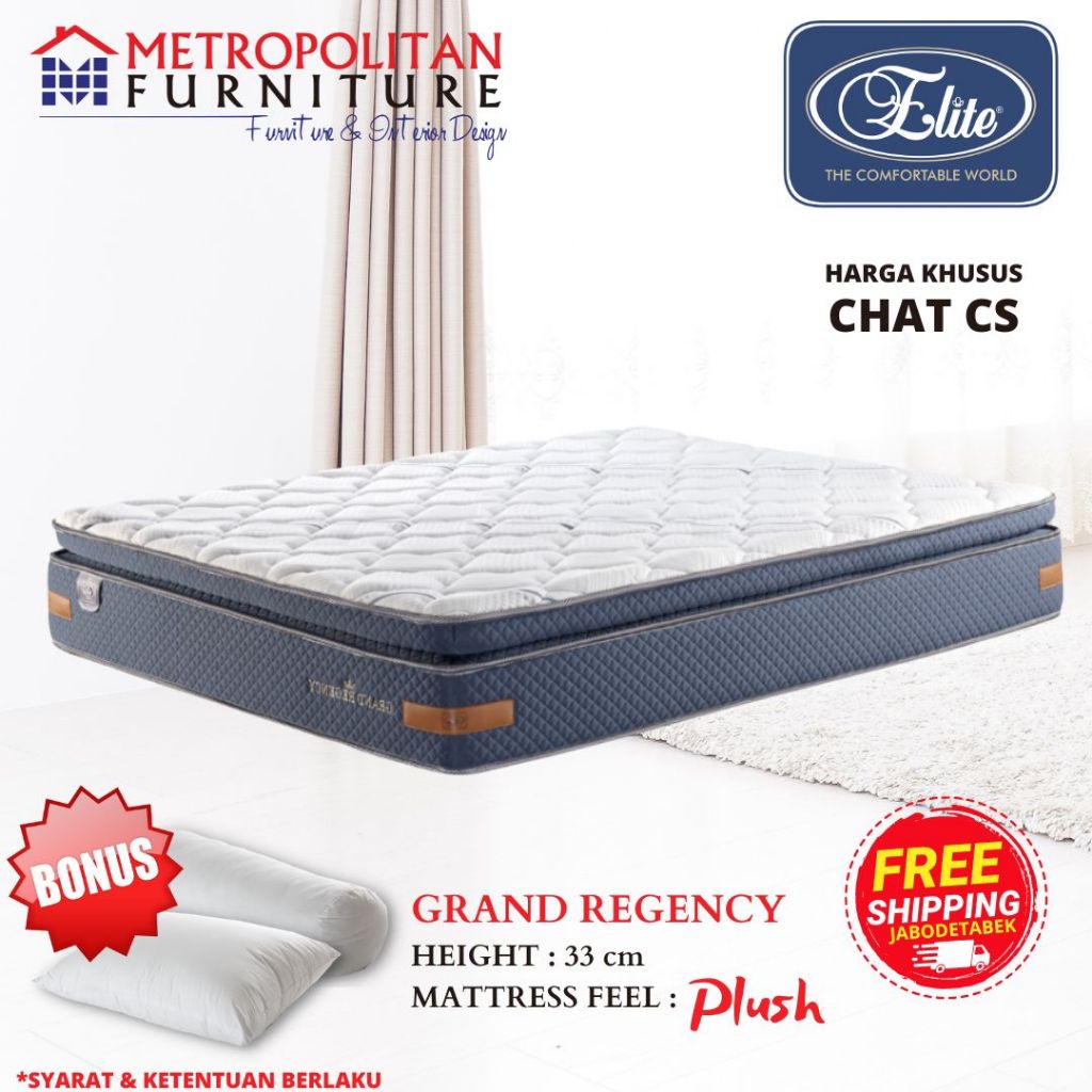 Jual Kasur Springbed Elite Grand Regency Spring bed matras | Shopee ...