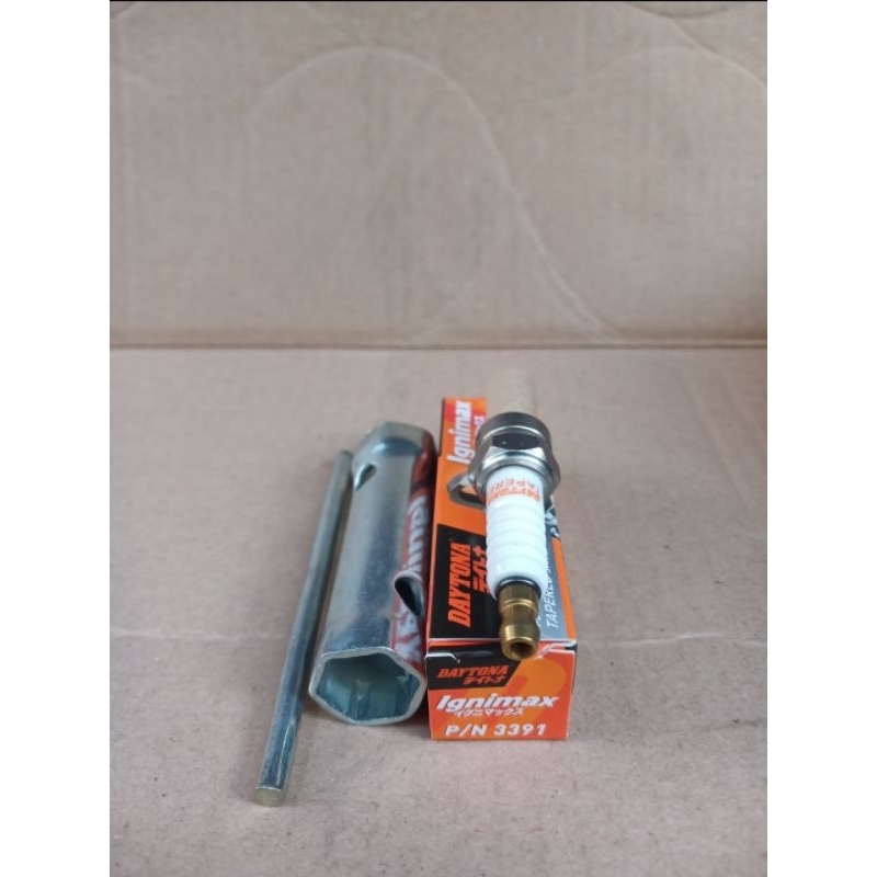 Jual Paket busi daytona 3391& kunci busi (MIO J, SUPRA X, GRAND, MIO ...