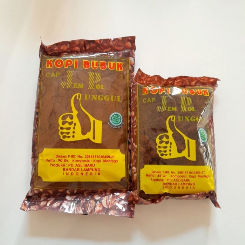 Jual Kopi hitam cap jempol | Kopi hitam lampung | Kopi bubuk | Shopee ...