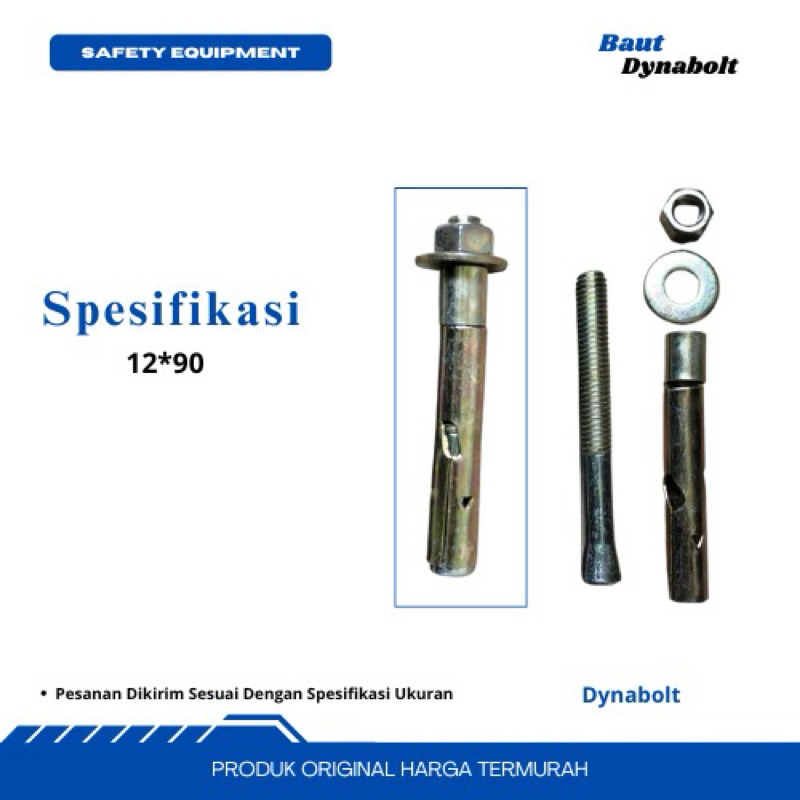 Jual Dynabolt Baut 12 MM Dinabor Dynabor Dinabol Dynabolts Dinabolts ...