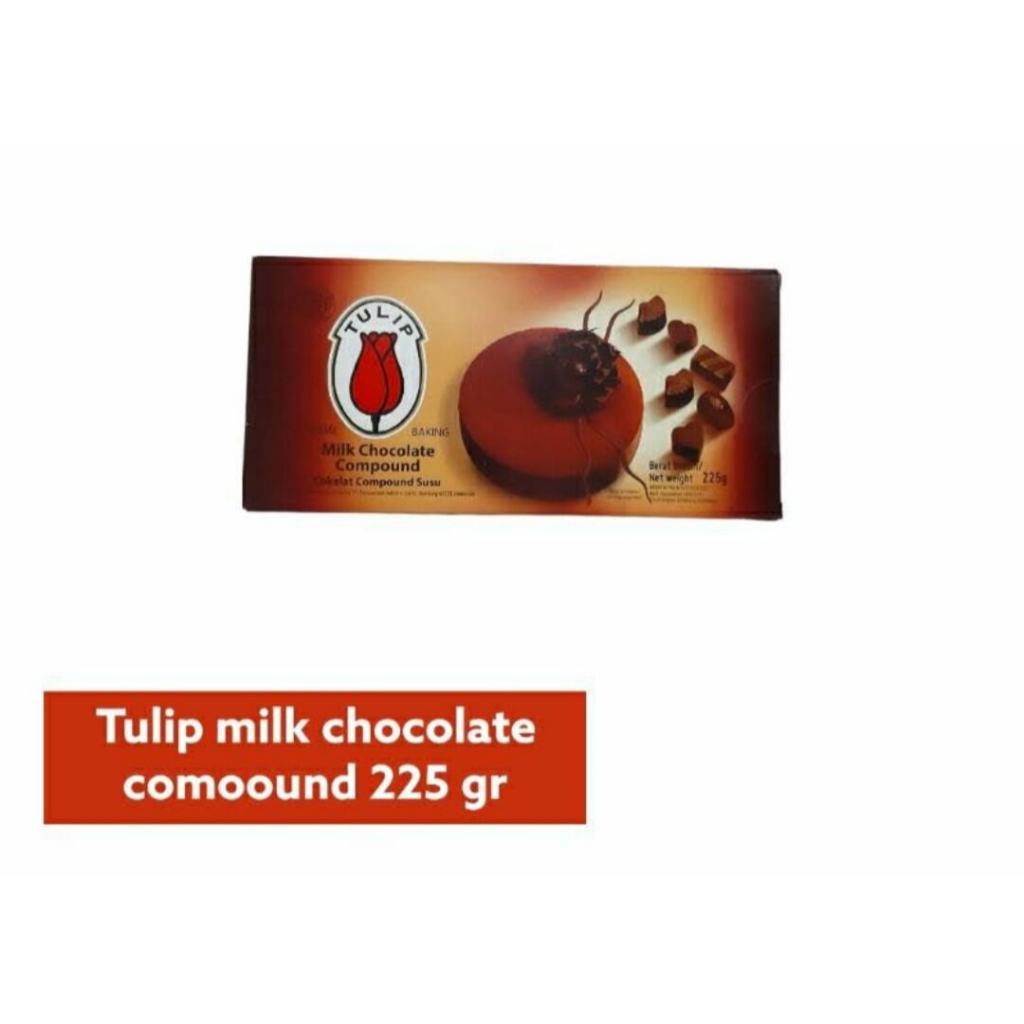 Jual TULIP MILK CHOCOLATE COUMPOUND/COKLAT BATANG TULIP 225GR/TULIP ...