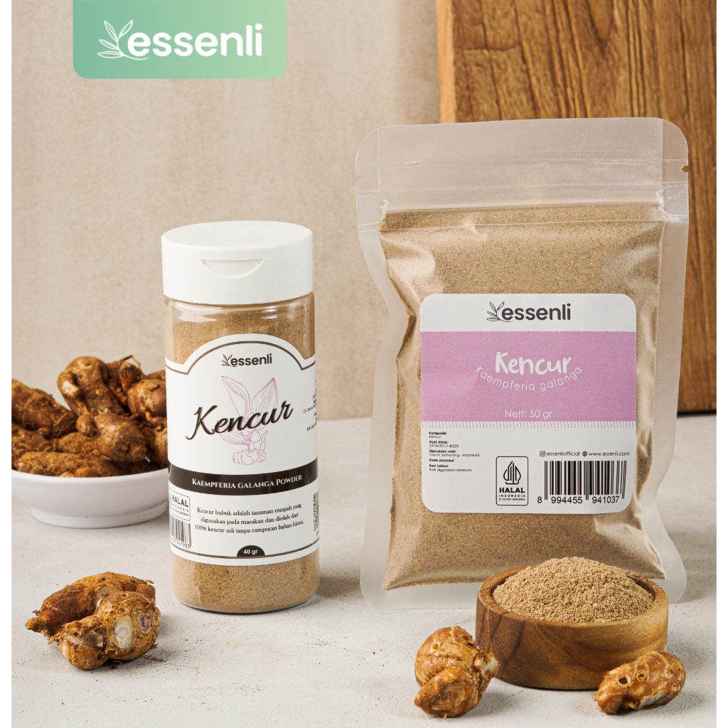 Jual ESSENLI Kencur Bubuk Halus Bumbu Rempah Dapur | Shopee Indonesia