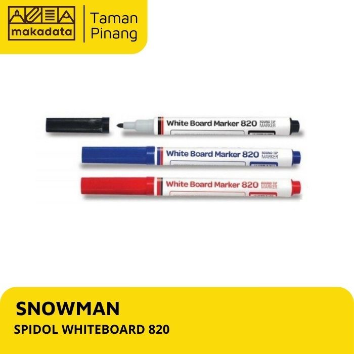Jual SPIDOL SNOWMAN SPIDOL WHITEBOARD 820 (1 PCS) | Shopee Indonesia