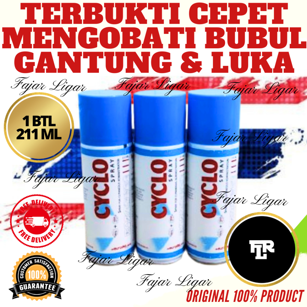 Jual OBAT AYAM CYCLO SPRAY THAILAND OBAT PENGERING LUKA BUBUL GANTUNG PENGERAS KAKI | Shopee ...