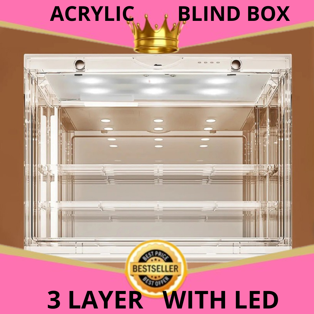Jual ARCYLIC RAK KOTAK DISPLAY ACTION FIGURE MULTIFUNGSI DISPLAY BOX ...