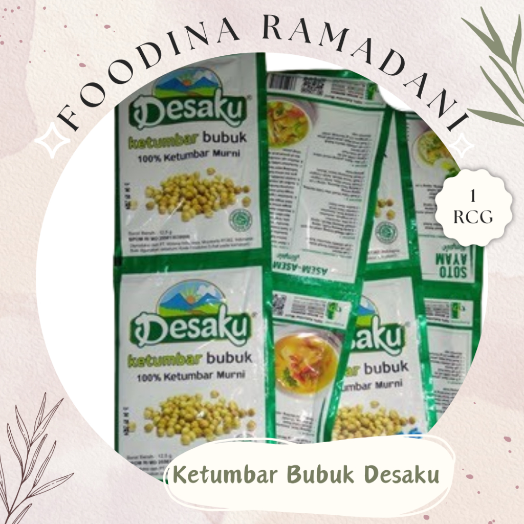 Jual KETUMBAR BUBUK Lada Murni - Desaku [ 1 Renceng ] Harga Per PACK ...
