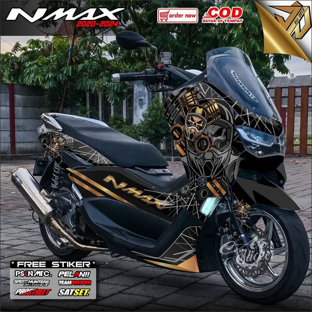 Jual Stiker Decal Nmax Full body - Sticker dekal YAMAHA NMAX New 2020 ...