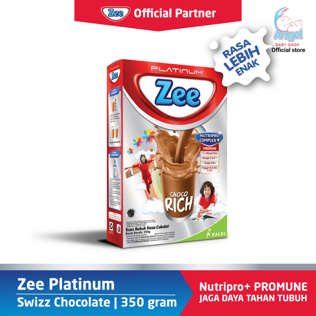 Jual ZEE PLATINUM COKLAT 350 GR ( Exp Juni 2024 ) | Shopee Indonesia