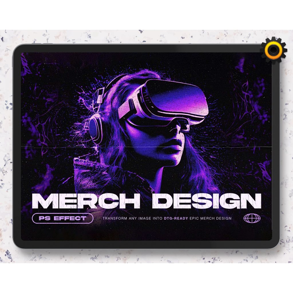 Jual Photoshop Template - Merch Design Effect | Shopee Indonesia