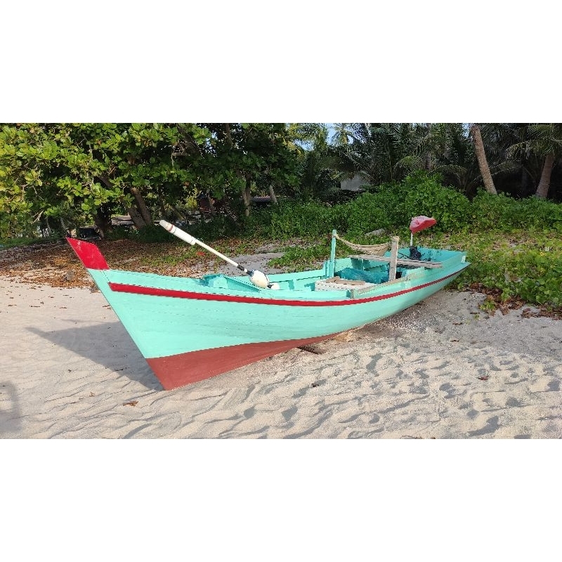 Jual Kapal Perahu Nelayan Wood Kayu 6M X 1.4 Sangat Jarang Pakai Mulus ...