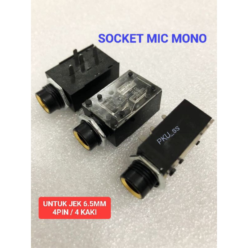 Jual Soket Socket Mic Mono Mixer Besar Soket Akai mono / Socket Akai ...