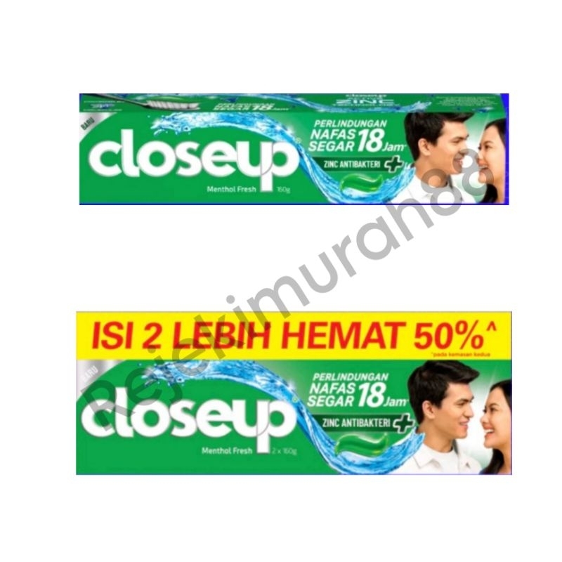 Jual CLOSE UP PASTA GIGI GREEN GEL 160G | Shopee Indonesia