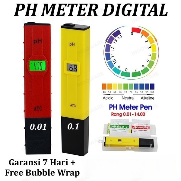 Jual PH Meter Digital Tester Alat Pengukur Keasaman Cairan Air ...