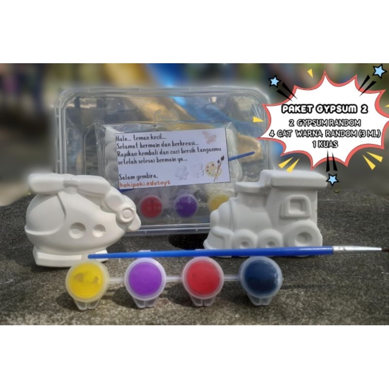 Jual Plaster Painting Kit/Children's Birthday Gift Hamper/Kids Activity ...