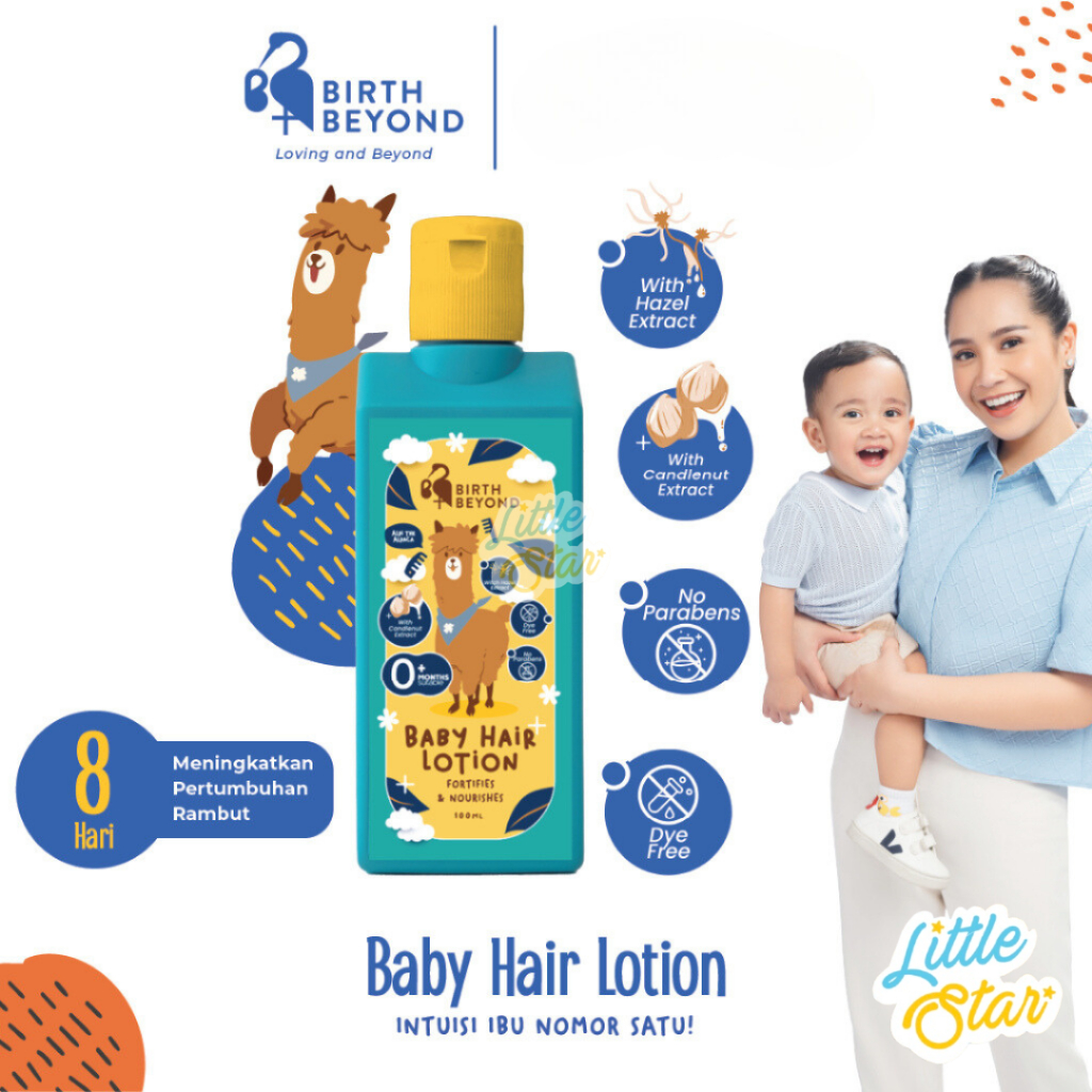 Jual Birth Beyond Baby Hair Lotion 100Ml Penumbuh Rambut Bayi Losion ...