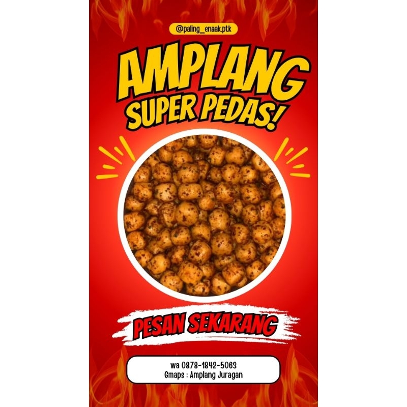 Jual Amplang Pedas 200gram Ikan Tenggiri Khas Pontianak Khas Kalbat ...