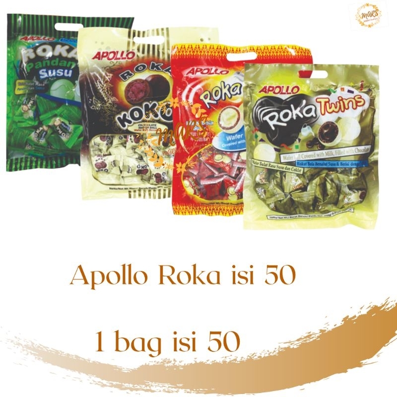 Jual Roka ball isi 50 (koko,pandan,twins,susu) | Shopee Indonesia