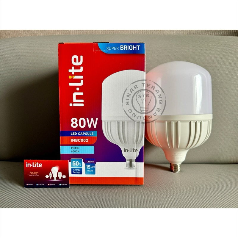 Jual LAMPU LED BULB CAPSULE INLITE VALUE 80W 80 WATT - INBC002 | Shopee Indonesia