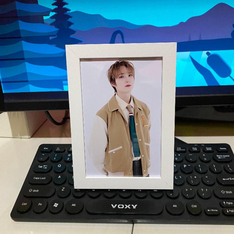 Jual Bonus foto + Bingkai 4R/6 Inchi Minimalis putih / custom spotify ...