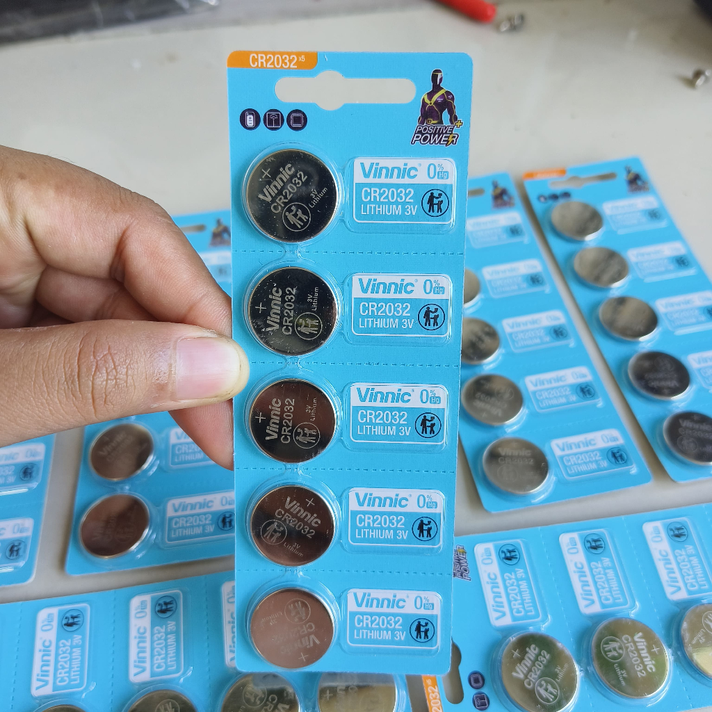 Jual BATERAI CMOS CR2032 VINNIC LITHIUM 3V | Shopee Indonesia